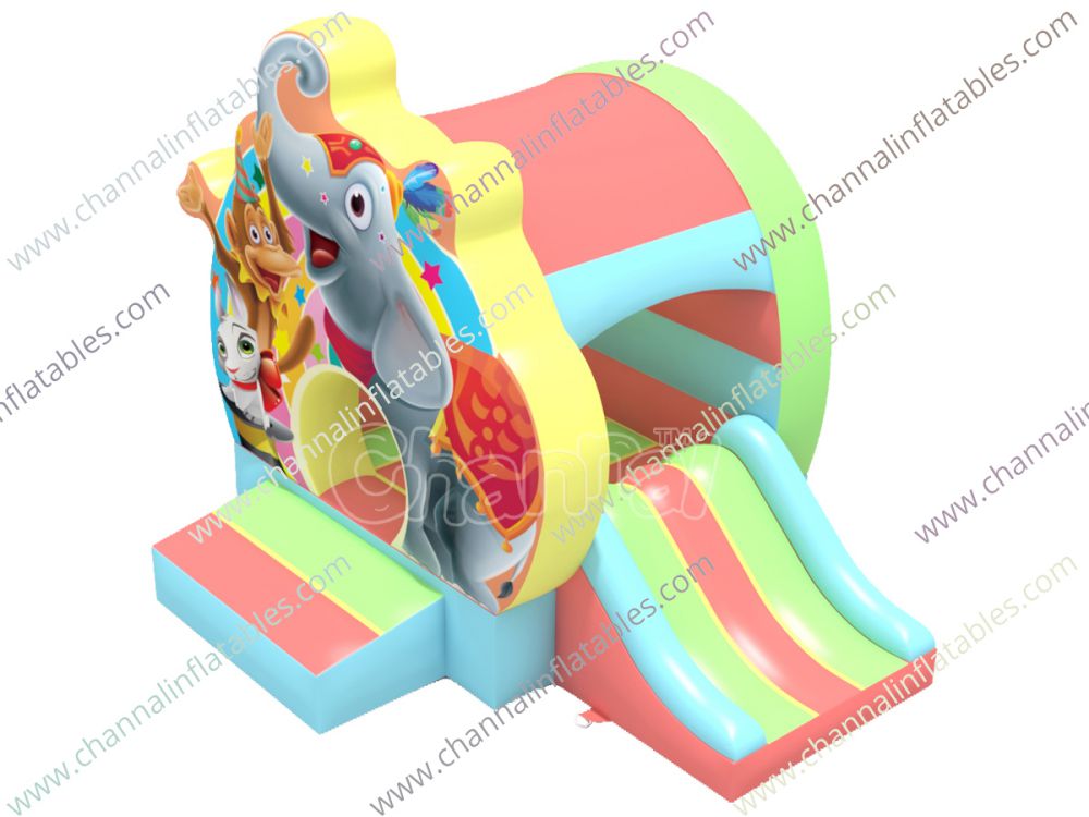 Circus Animals Bouncer - Channal Inflatables