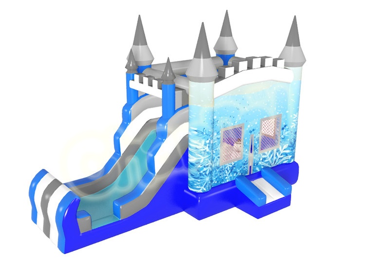 Snowflake Inflatable Castle Combo - Channal Inflatables