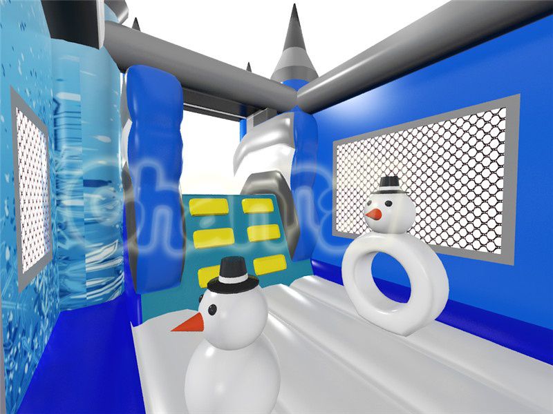 Snowflake Inflatable Castle Combo - Channal Inflatables