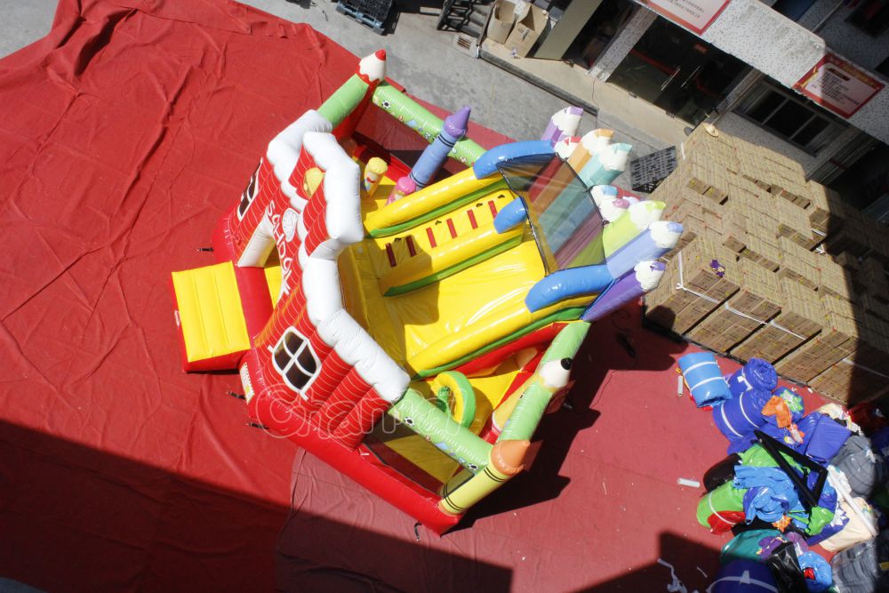 Little Red Schoolhouse Combo - Channal Inflatables