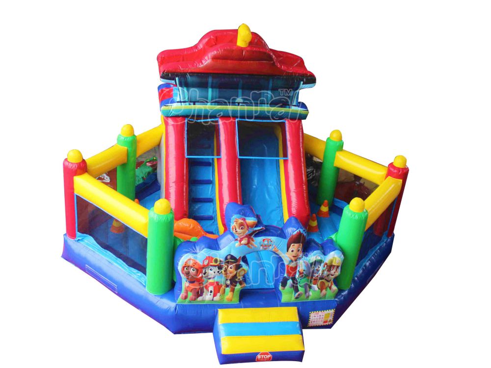 Paw Patrol Vehicle Inflatable Playground - Channal Inflatables