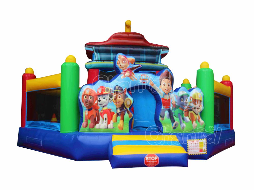 Paw Patrol Vehicle Inflatable Playground - Channal Inflatables