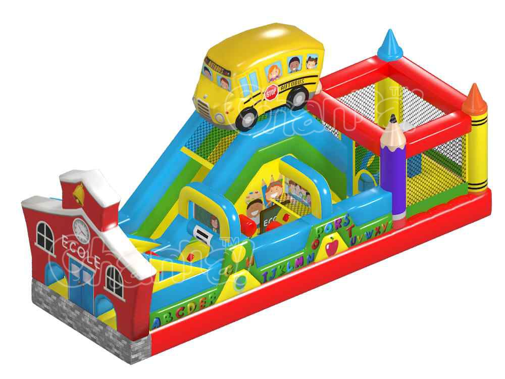 School Bus Combo - Channal Inflatables