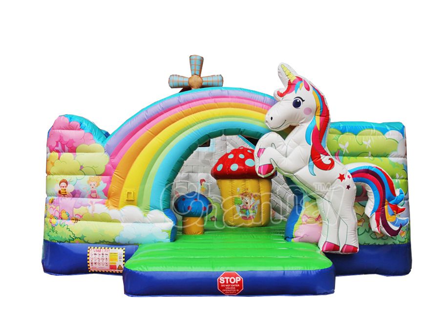 Unicorn's Home Inflatable Playground - Channal Inflatables