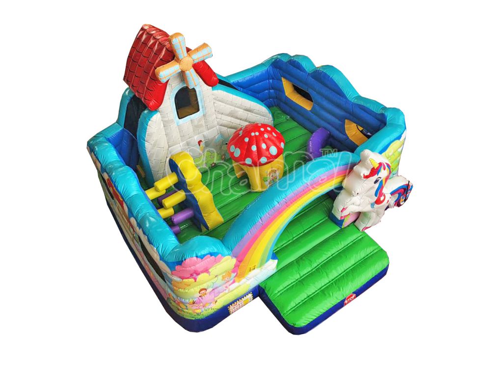 Unicorn's Home Inflatable Playground - Channal Inflatables