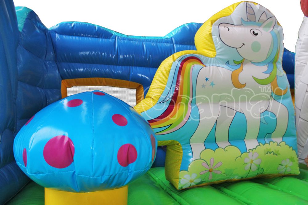 Unicorn's Home Inflatable Playground - Channal Inflatables