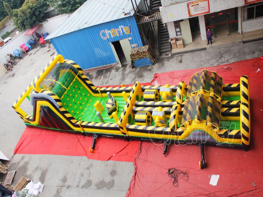 Danger Zone Inflatable Obstacle Course - Channal Inflatables