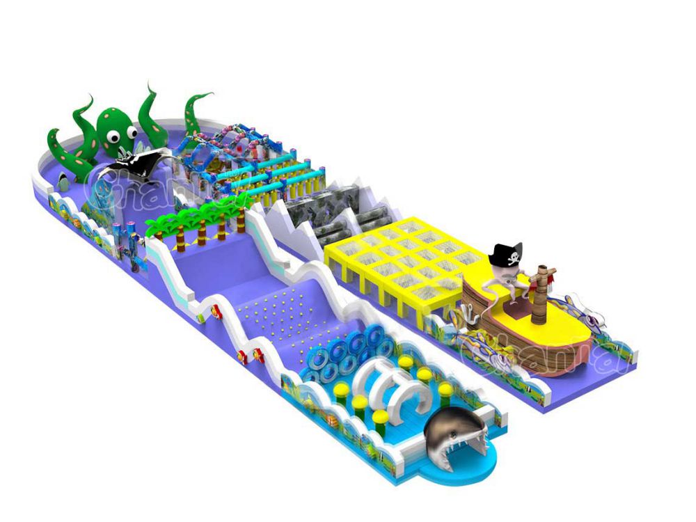 Sea Adventure Inflatable Obstacle Course - Channal Inflatables