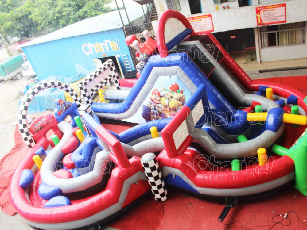 Mario Kart Inflatable Obstacle Course - Channal Inflatables
