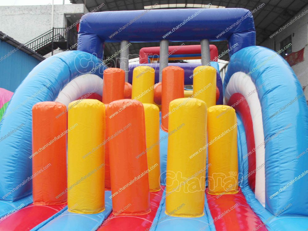 Baseball Inflatable Obstacle Course - Channal Inflatables