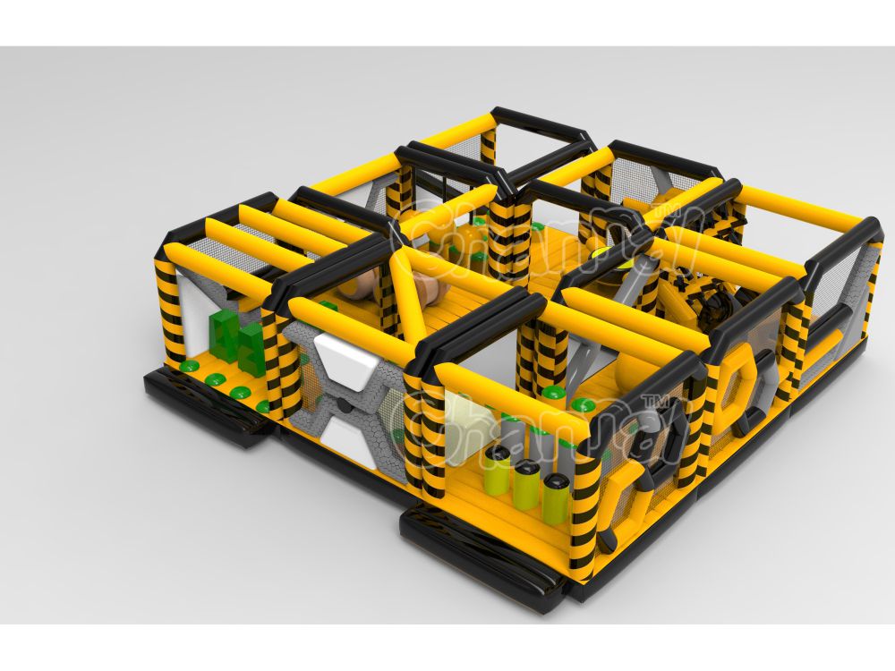 Square Inflatable Obstacle Course - Channal Inflatables