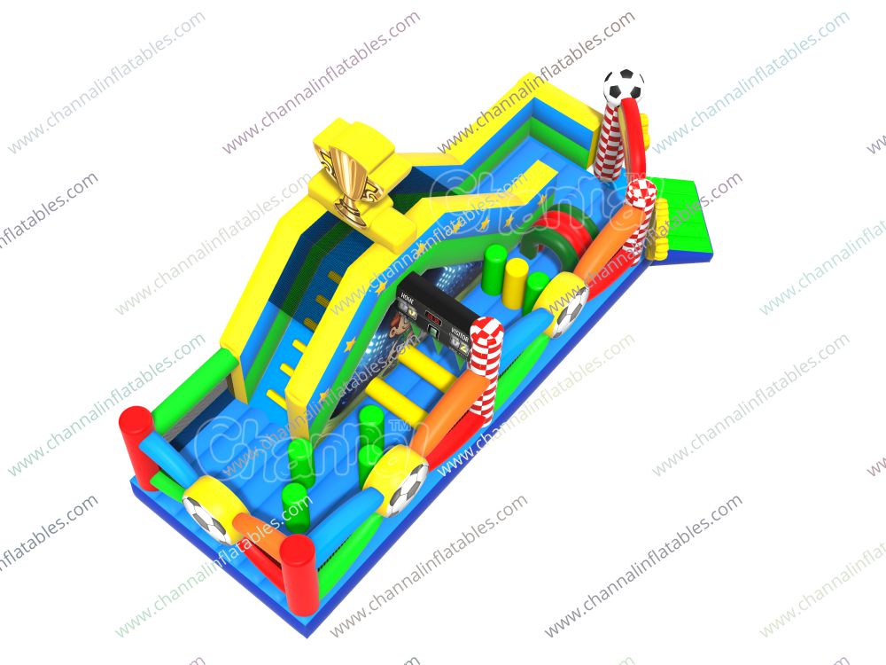 Football Championship Inflatable Course - Channal Inflatables