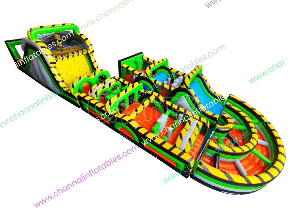 Extreme Toxic Rush Obstacle Course - Channal Inflatables