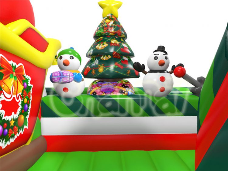 Christmas Theme Inflatable Obstacle Course - Channal Inflatables