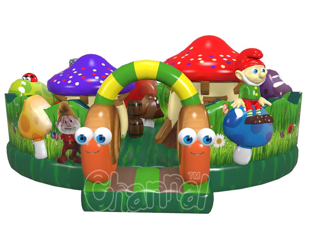 Mushroom House Toddler Inflatable Playground - Channal Inflatables