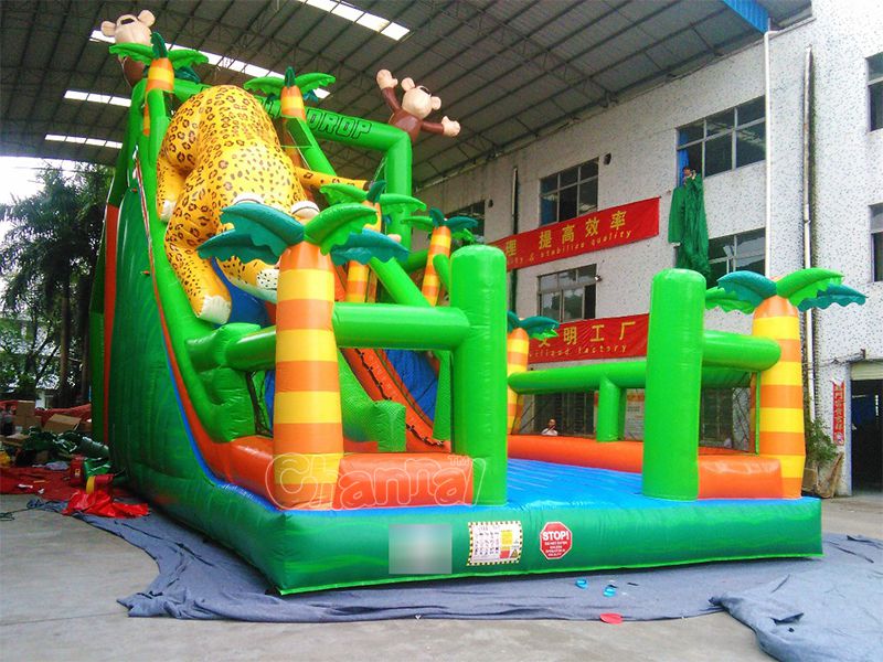 Jungle Drop Inflatable Free Fall - Channal Inflatables