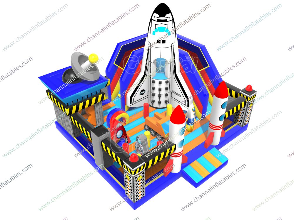Space Center Inflatable Playground - Channal Inflatables