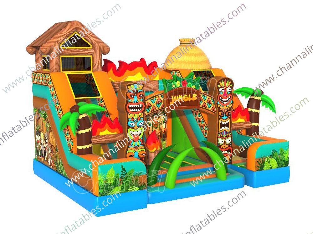 Native American Tribe Inflatable Playground - Channal Inflatables