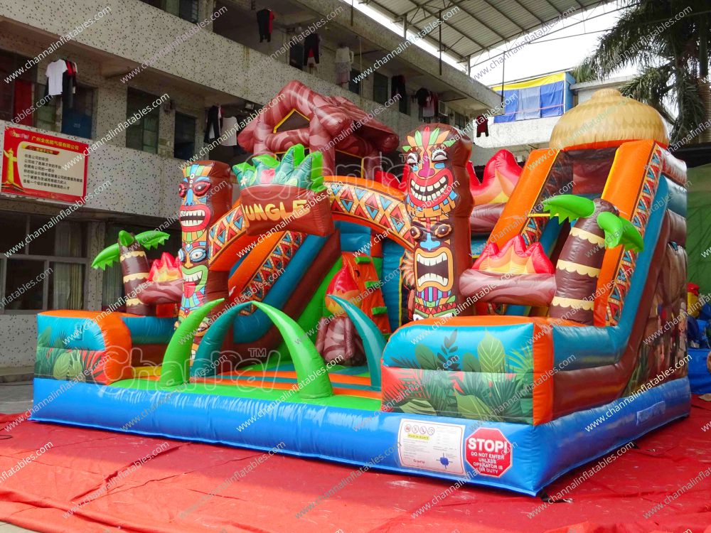 Native American Tribe Inflatable Playground - Channal Inflatables