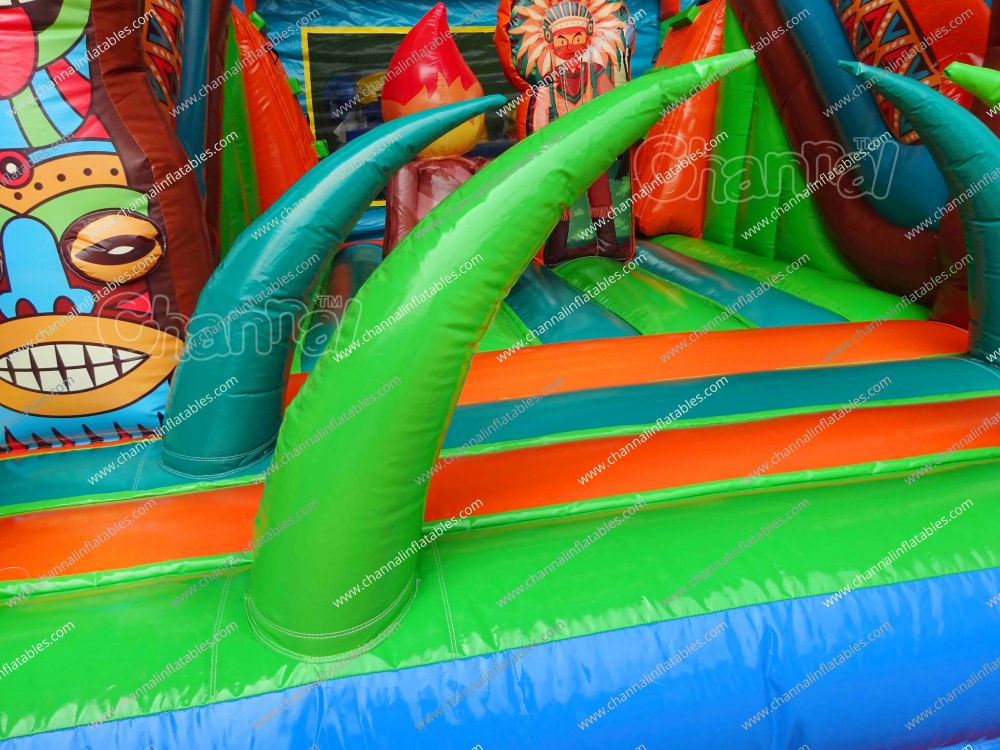 Native American Tribe Inflatable Playground - Channal Inflatables