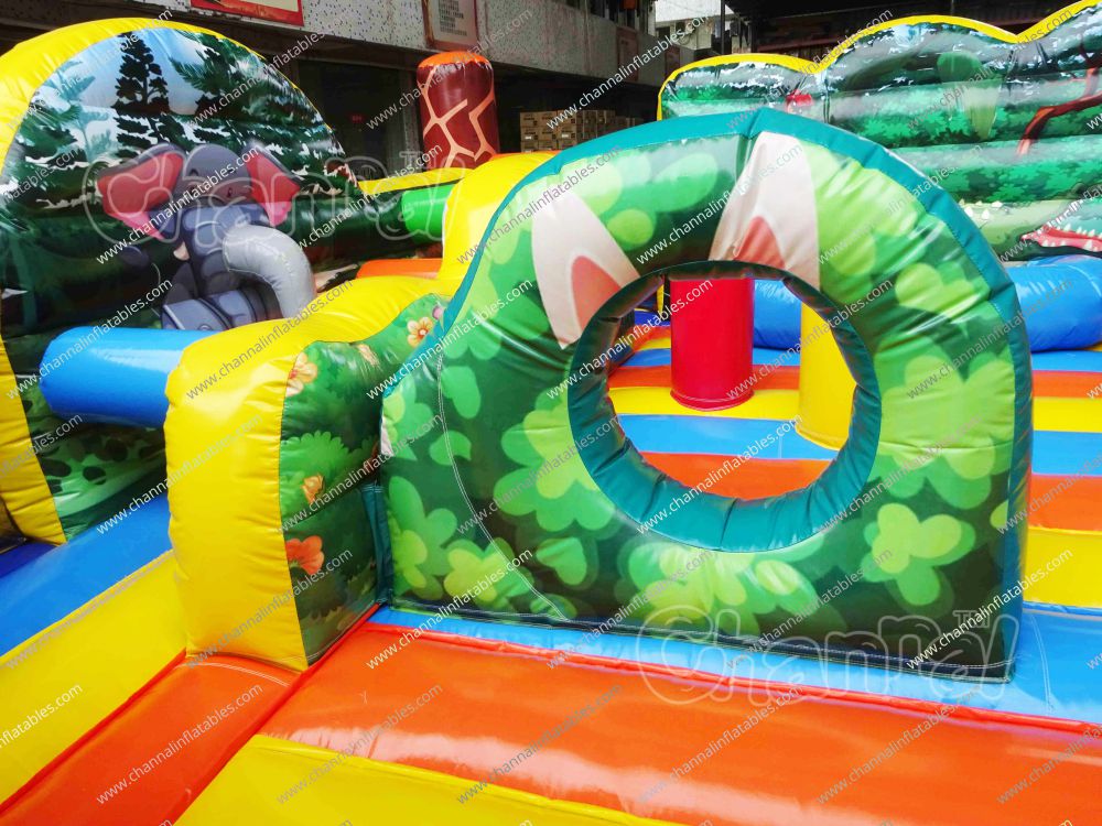 Wild Zoo Inflatable Playground - Channal Inflatables