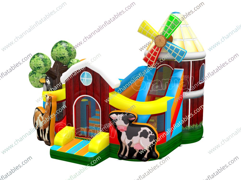 Farm Barn Inflatable Playground - Channal Inflatables