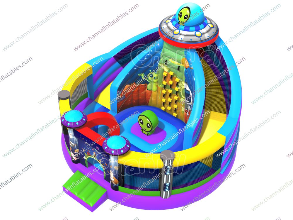 Alien Abduction Inflatable Playground - Channal Inflatables