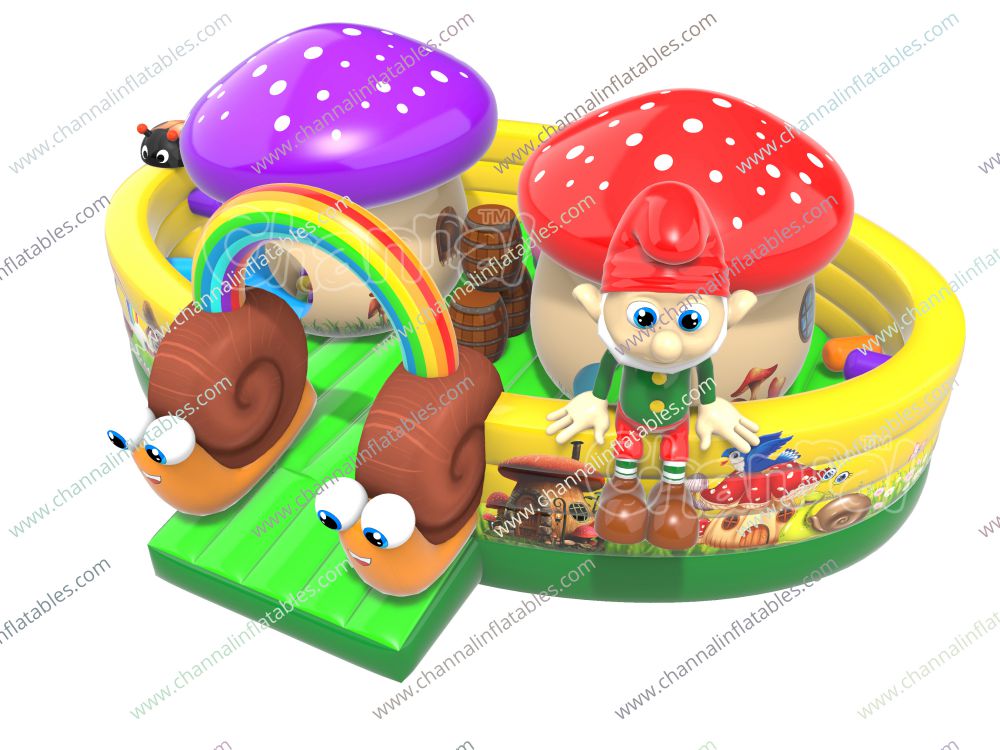 Mushroom House Inflatable Playground - Channal Inflatables