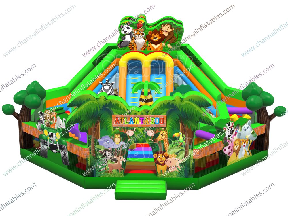 Atlanta Zoo Inflatable Playground - Channal Inflatables