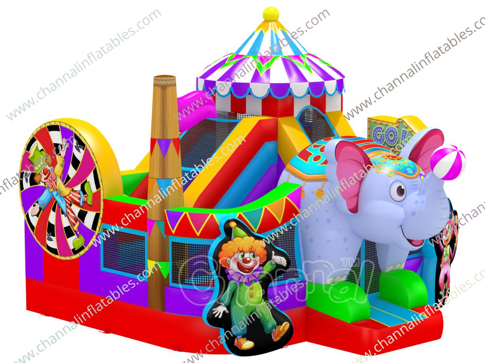 Clown Bounce House - Channal Inflatables