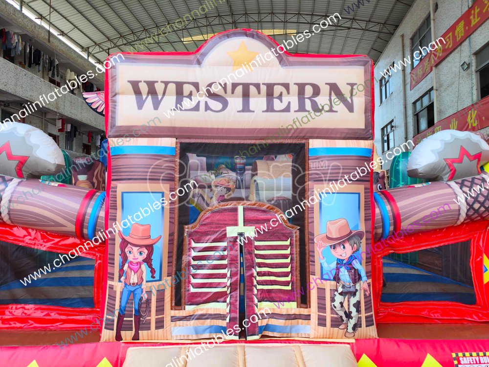 Old West Inflatable Playground - Channal Inflatables