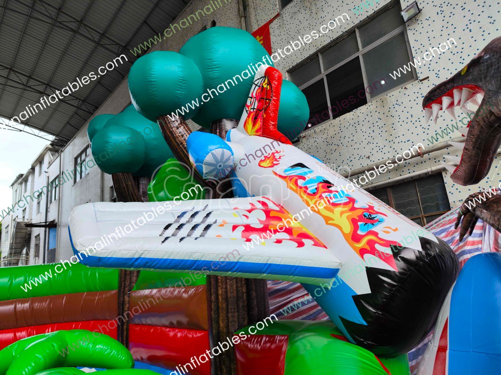Dinosaur Attack Inflatable Playground - Channal Inflatables