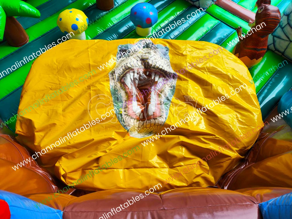 Dinosaur Attack Inflatable Playground - Channal Inflatables
