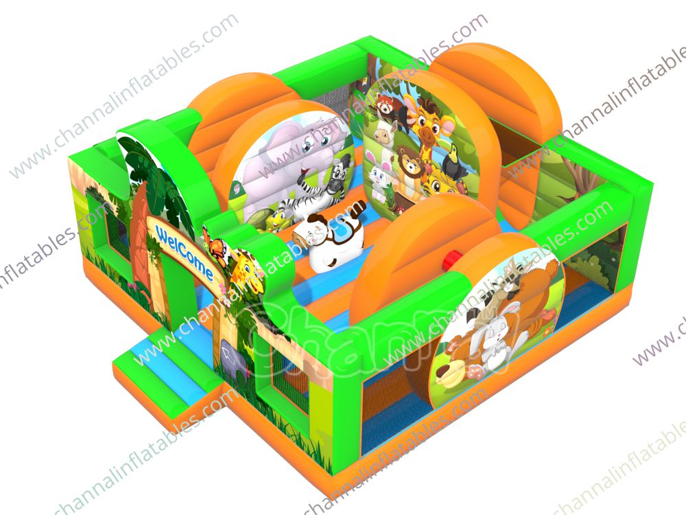 Wild Zoo Playground - Channal Inflatables