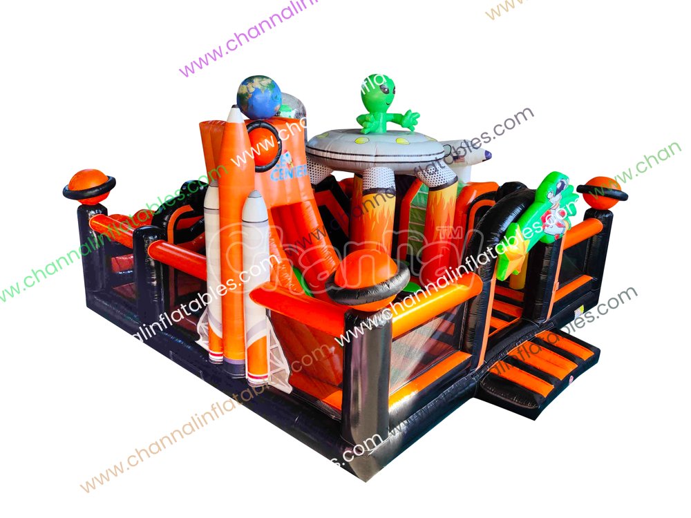 Space Station Inflatable Playground - Channal Inflatables