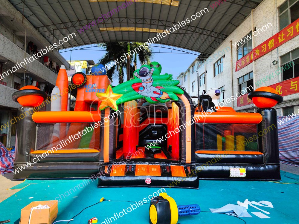 Space Station Inflatable Playground - Channal Inflatables