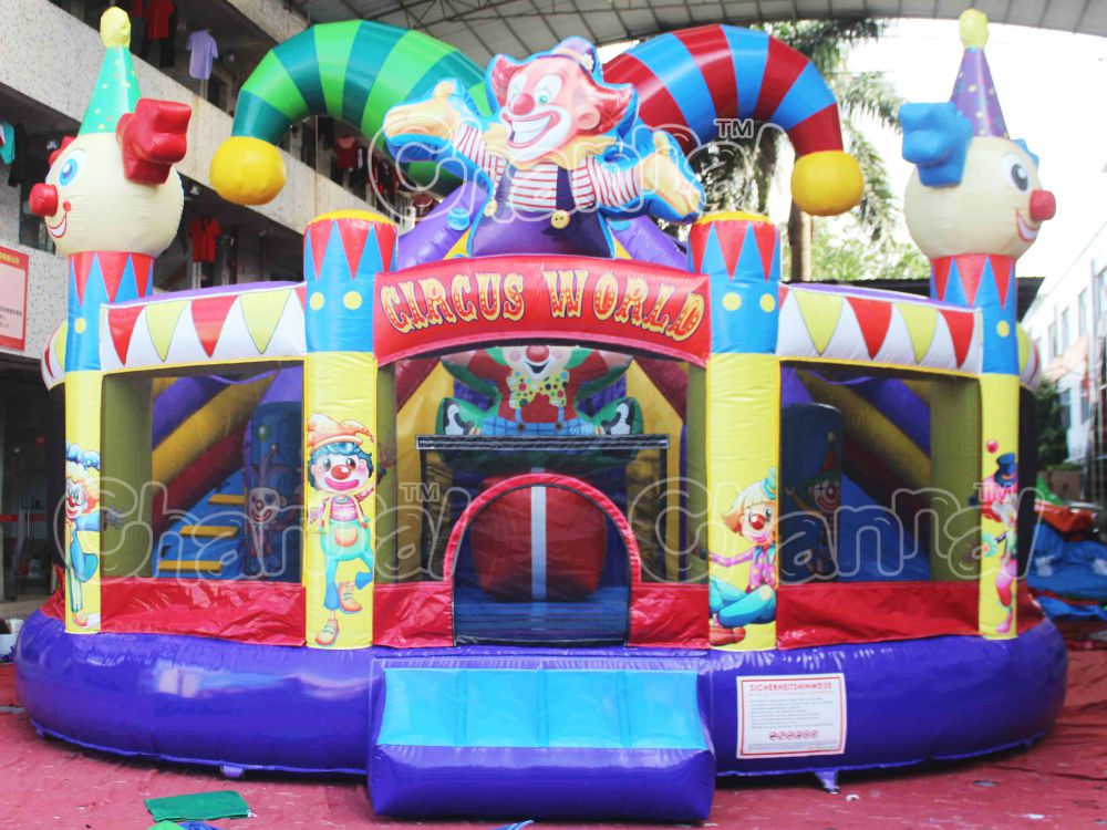 Circus Inflatable Bouncy Playground - Channal Inflatables