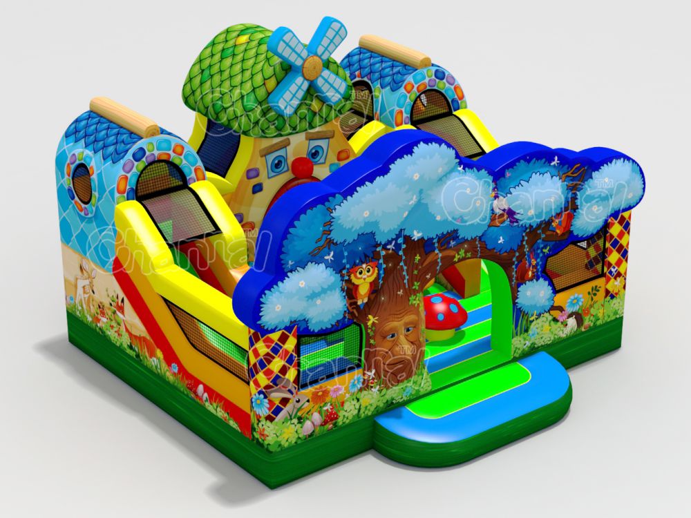 Toy Town Inflatable Playground - Channal Inflatables