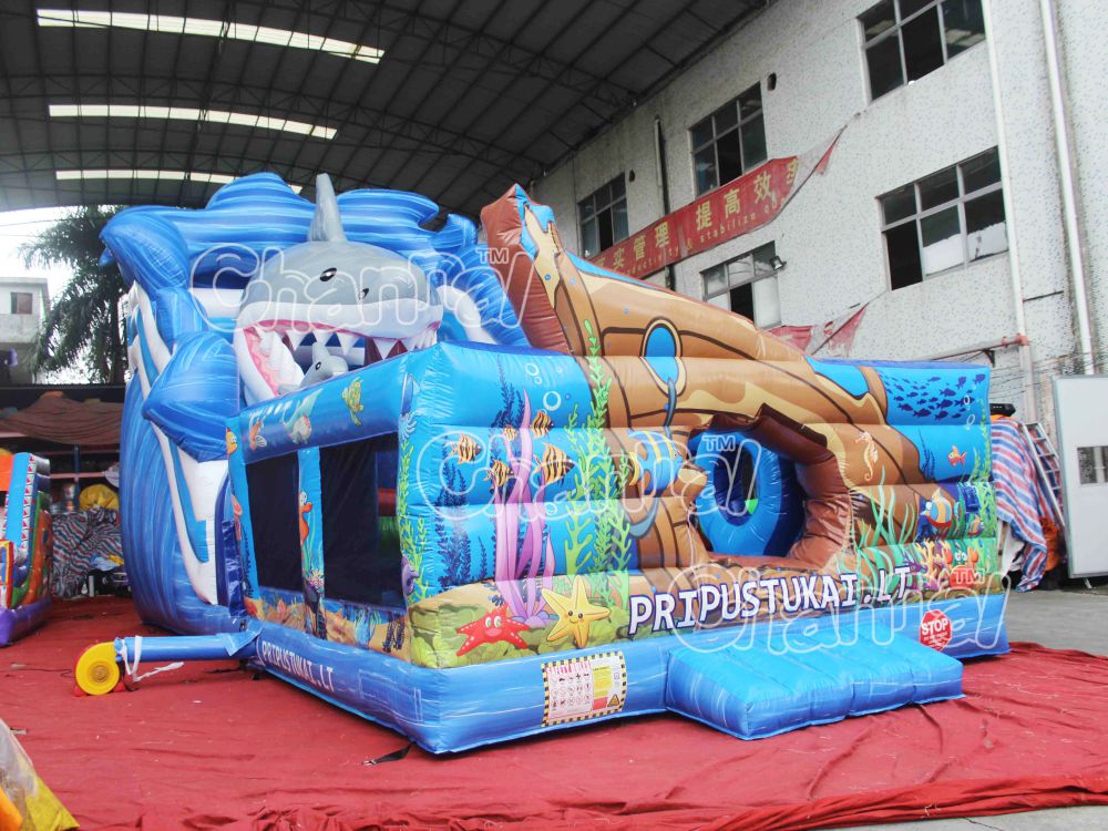 Sunken Ship Inflatable Slide - Channal Inflatables