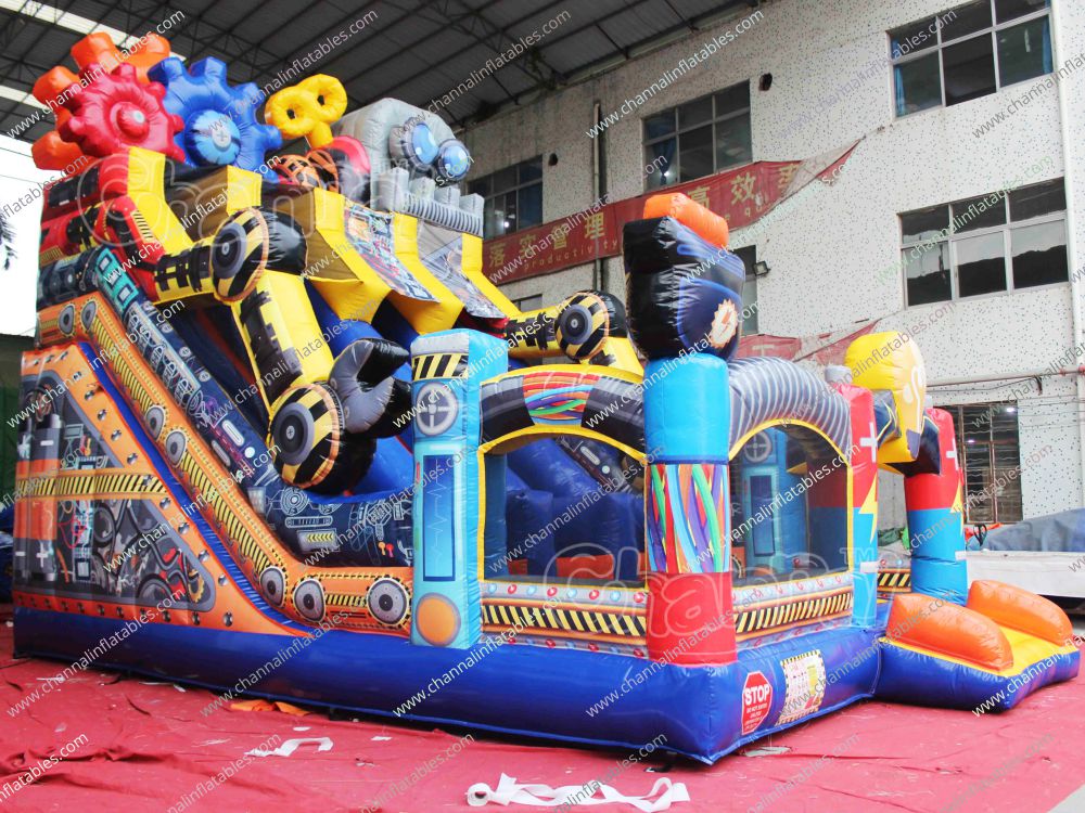 Robot Inflatable Slide - Channal Inflatables