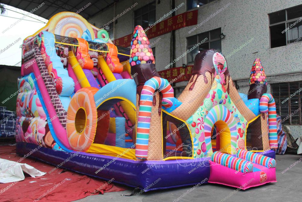 Candy Inflatable Slide - Channal Inflatables