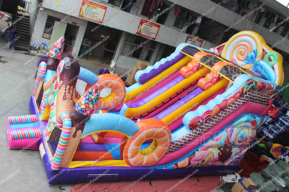 Candy Inflatable Slide - Channal Inflatables