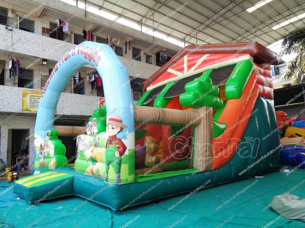 Farm Barn Inflatable Slide - Channal Inflatables