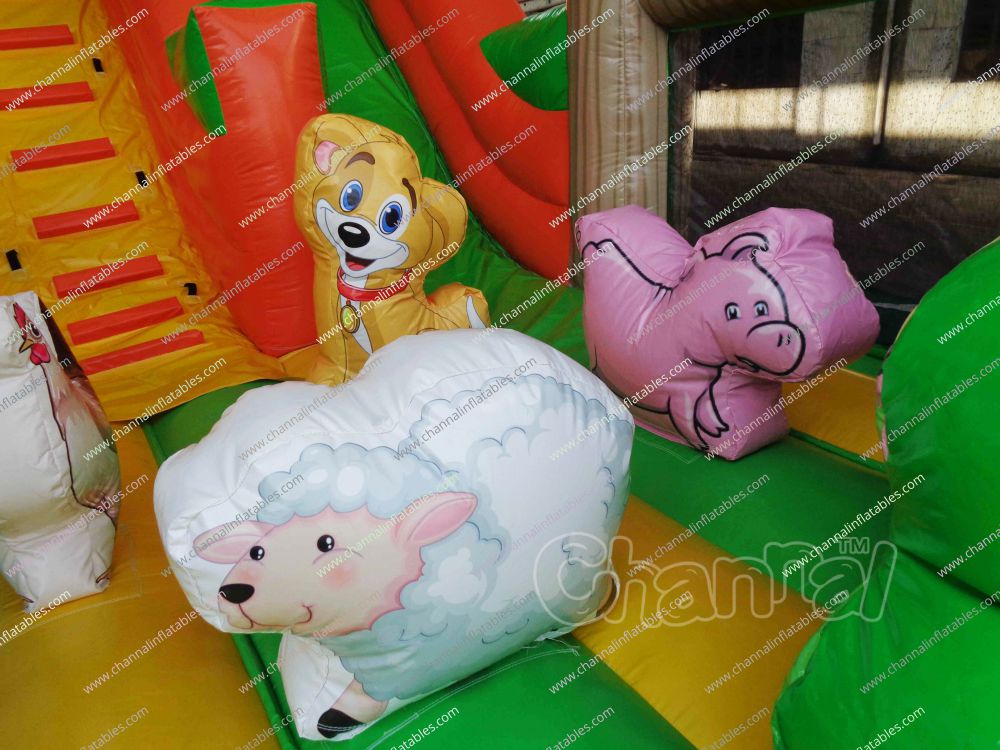 Farm Barn Inflatable Slide - Channal Inflatables