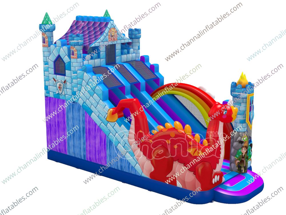 Princess Rescue Inflatable Slide - Channal Inflatables