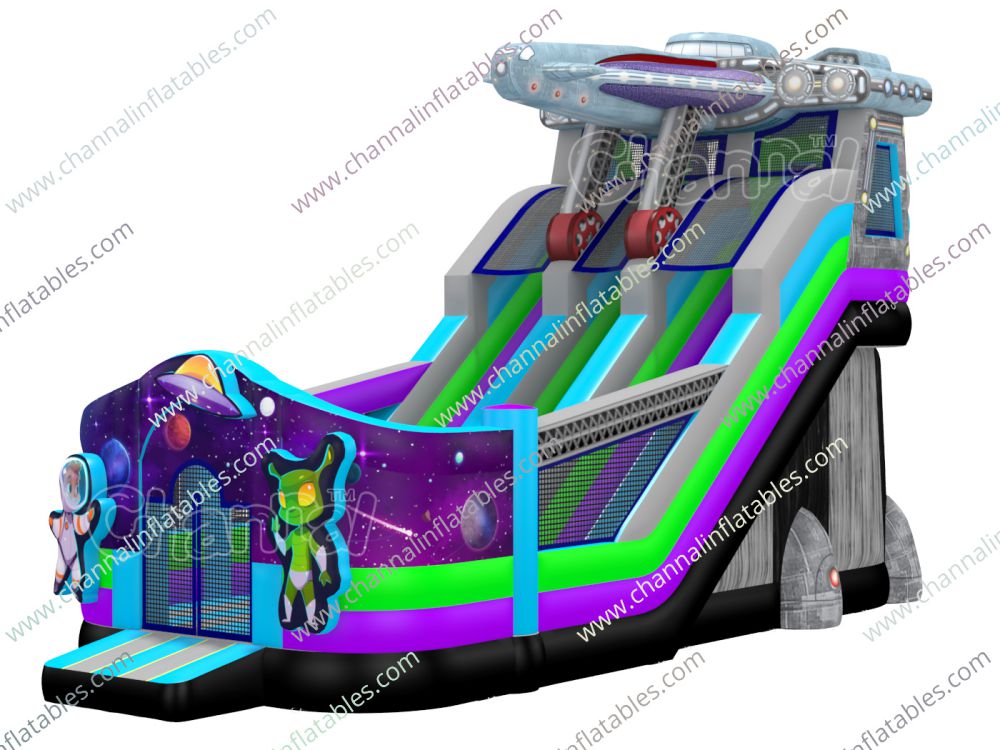 Spacecraft Inflatable Slide - Channal Inflatables