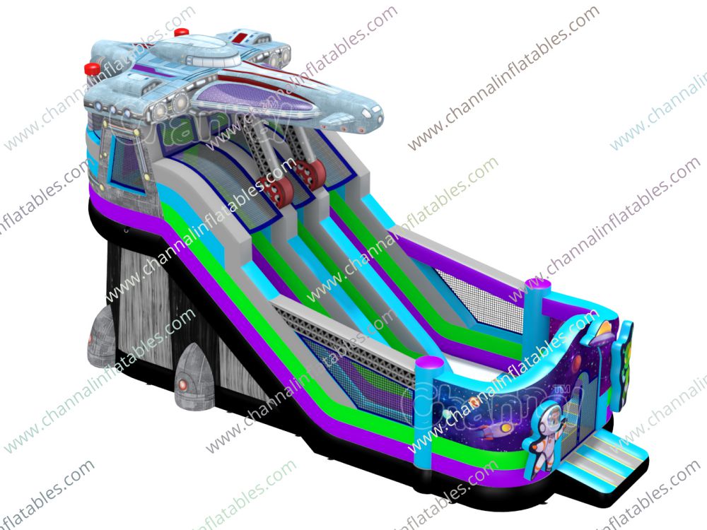 Spacecraft Inflatable Slide - Channal Inflatables