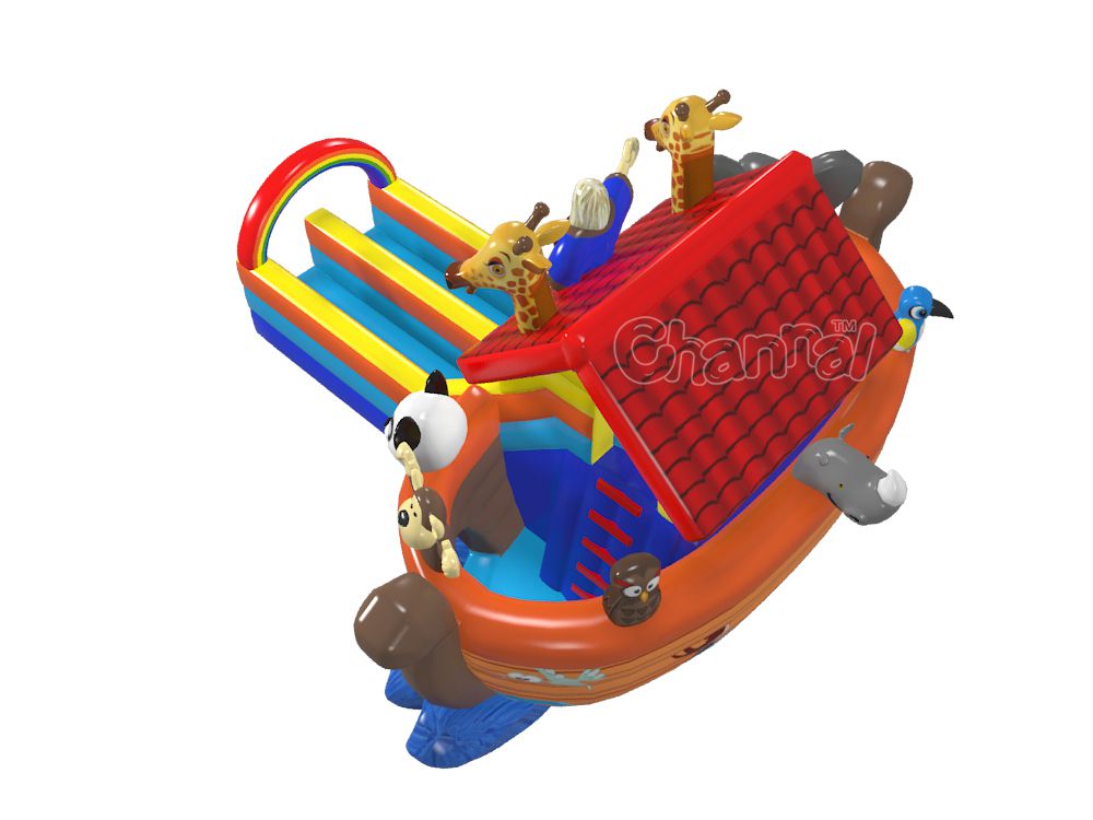 Noah's Ark Inflatable Slide - Channal Inflatables