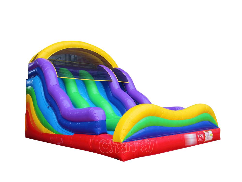 Rainbow Inflatable Slide - Channal Inflatables