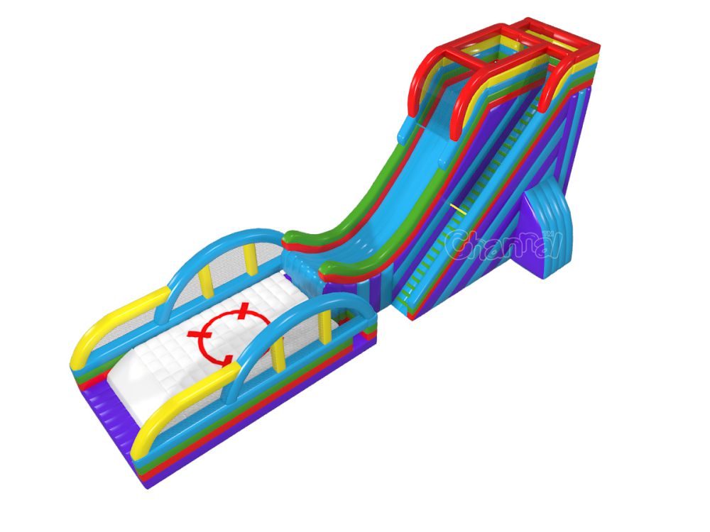 Human Projectile Slingshot Inflatable Slide - Channal Inflatables